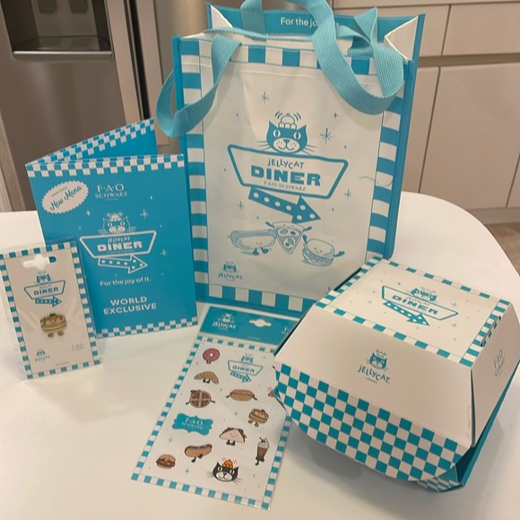 Jellycat | Toys | New Jellycat Diner Fao Schwarz Collectible Set | Poshmark